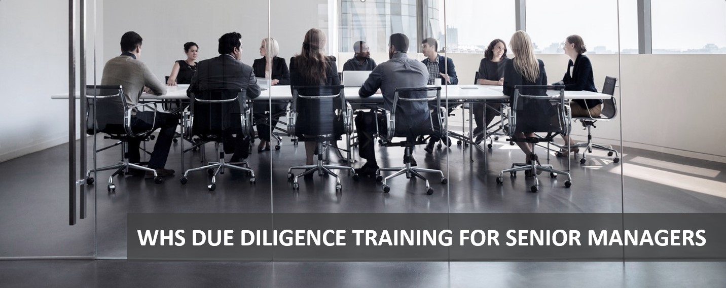 WHS Due Diligence Training for Senior Mangers and Directors